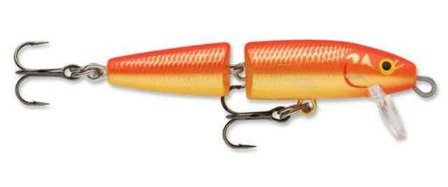Rapala Jointed Minnow J11 Gold Fluorescent Red for sale online | eBay