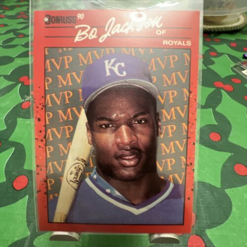 1990 Donruss Bo Jackson #BC-1 MVP Rare Error Card - No Dot 1990 Donruss Bo Jackson #BC-1 MVP Rare Error Card - No Dot