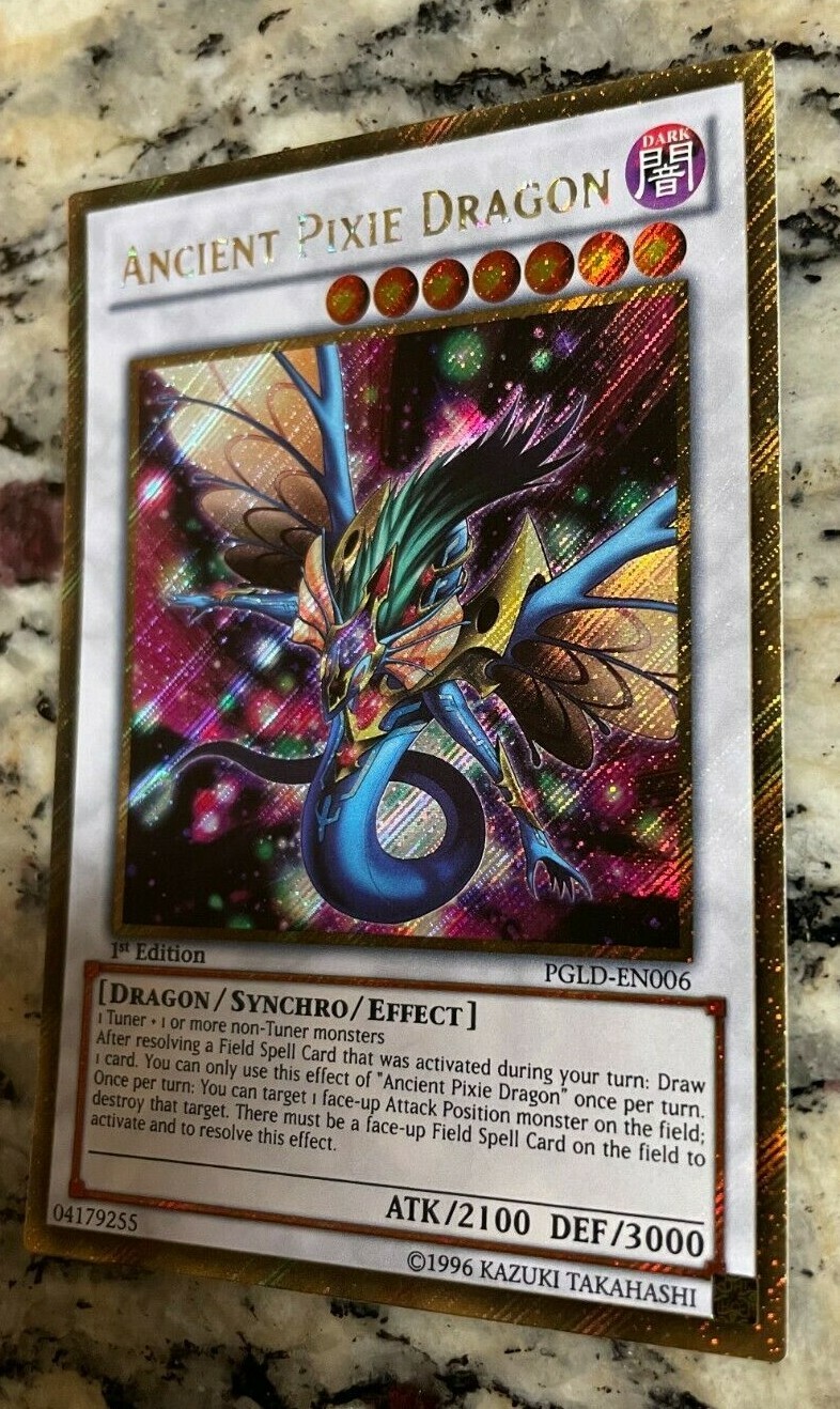 Ancient Pixie Dragon Gold Secret Rare 1st Edition PGLD-EN006 VLP/NM | eBay