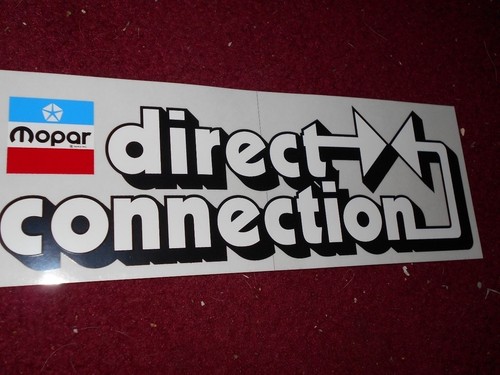 DODGE PLYMOUTH CHRYSLER MOPAR DIRECT CONNECTION 11" DECAL STICKER NEW ...