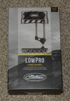 NEW LEFT Handed Mathews Low Pro series Fixed 6 Arrow Quiver-Earth ...