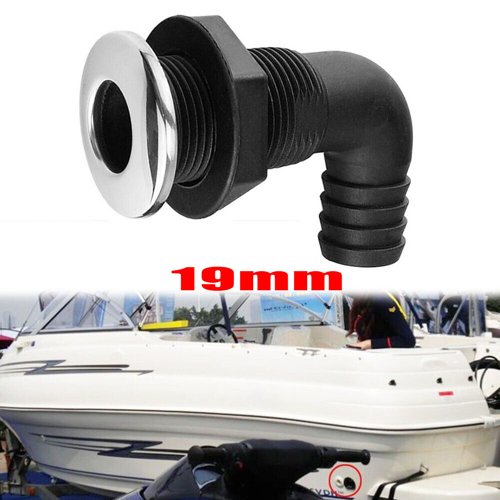 Elbow Bilge Thru Hull Fitting 3/4 inch 19mm Hose Skin Fitting Bilge ...