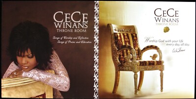 CECE WINANS "THRONE ROOM" 2003 POSTER/FLAT 2-SIDED 12X24 ~RARE~ *NEW ...