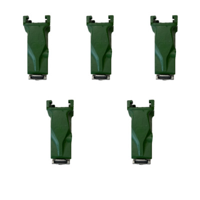 5PCS V39SYL TEETH WITH V39PN Flex Pin Fits for 3882A-V39 Bucket Adapter ...
