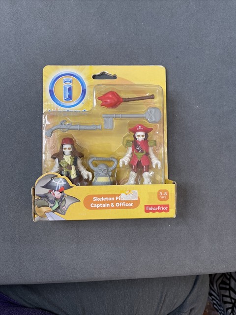 Imaginext Skeleton Pirate Captain & Officer Figures for sale online | eBay