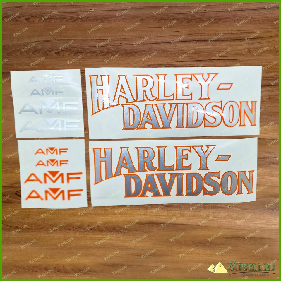 AMF LOW RIDER Harley-Davidson FXLR FXEF FXE Gas Tank Premium Decals ...