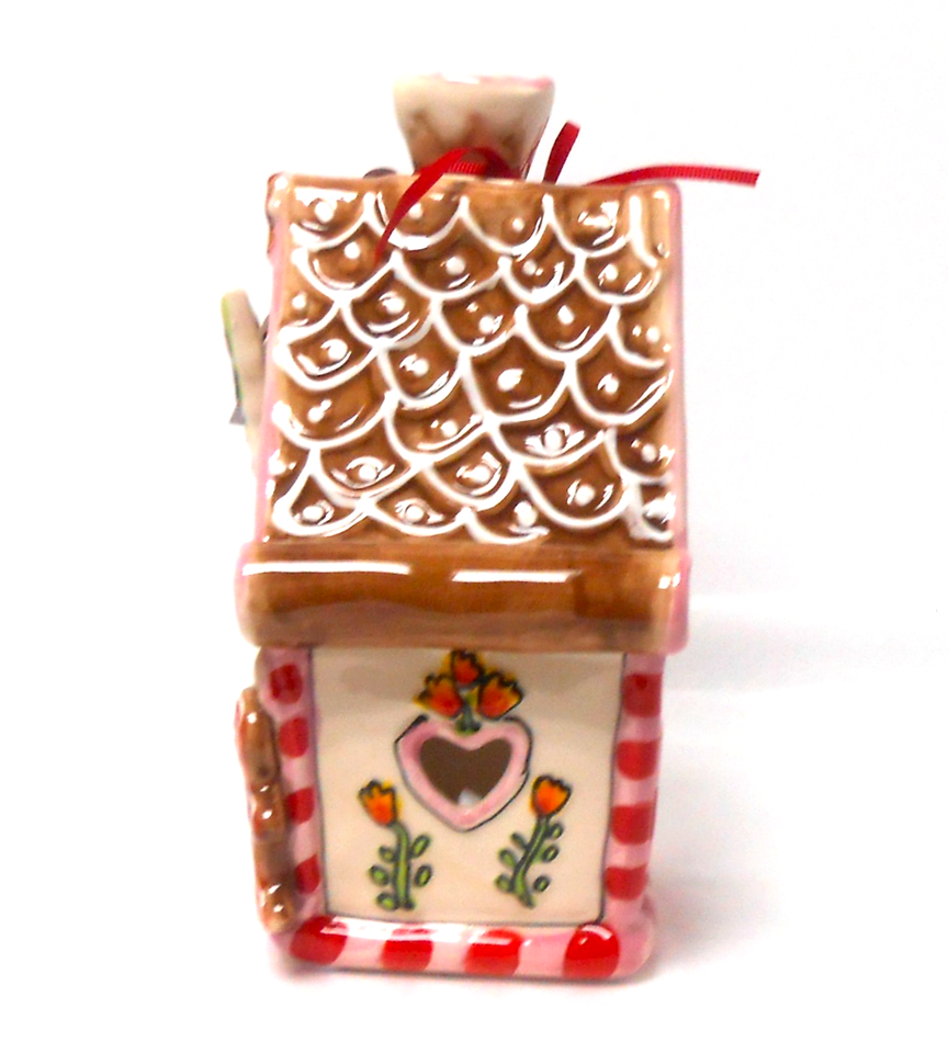Blue Sky Gingerbread Cottage House Tea Lite Holder Heather Goldminc | eBay