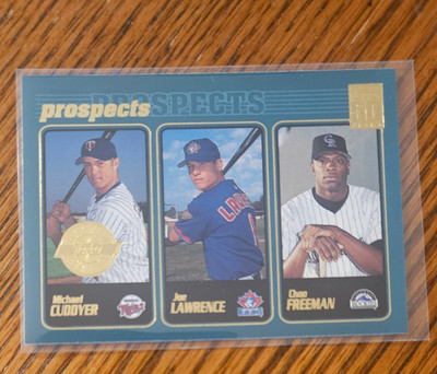 Michael Cuddyer/Joe Lawrence/Choo Freeman -2001 Topps Home Team ...