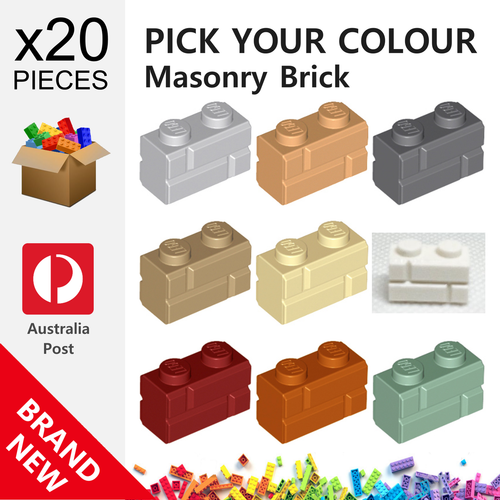 20x Genuine LEGO™ - Masonry Brick - 98283 New Parts | eBay