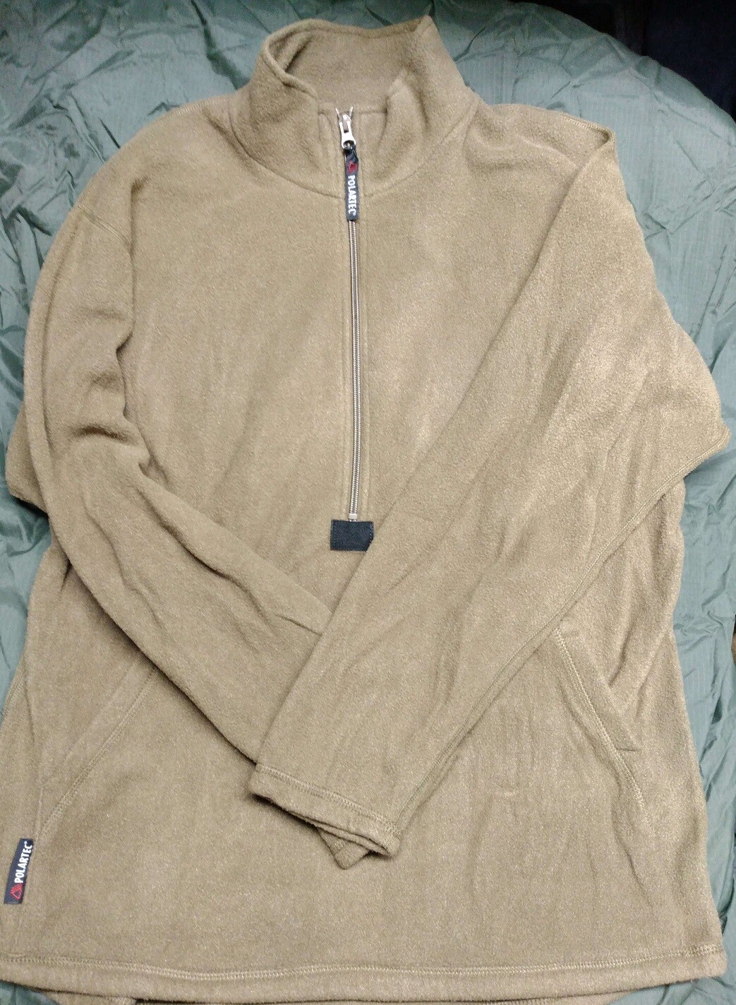 Fleece Pullover Jacket Polartec USMC Peckham Men’s Brown 1/2 Zip | eBay