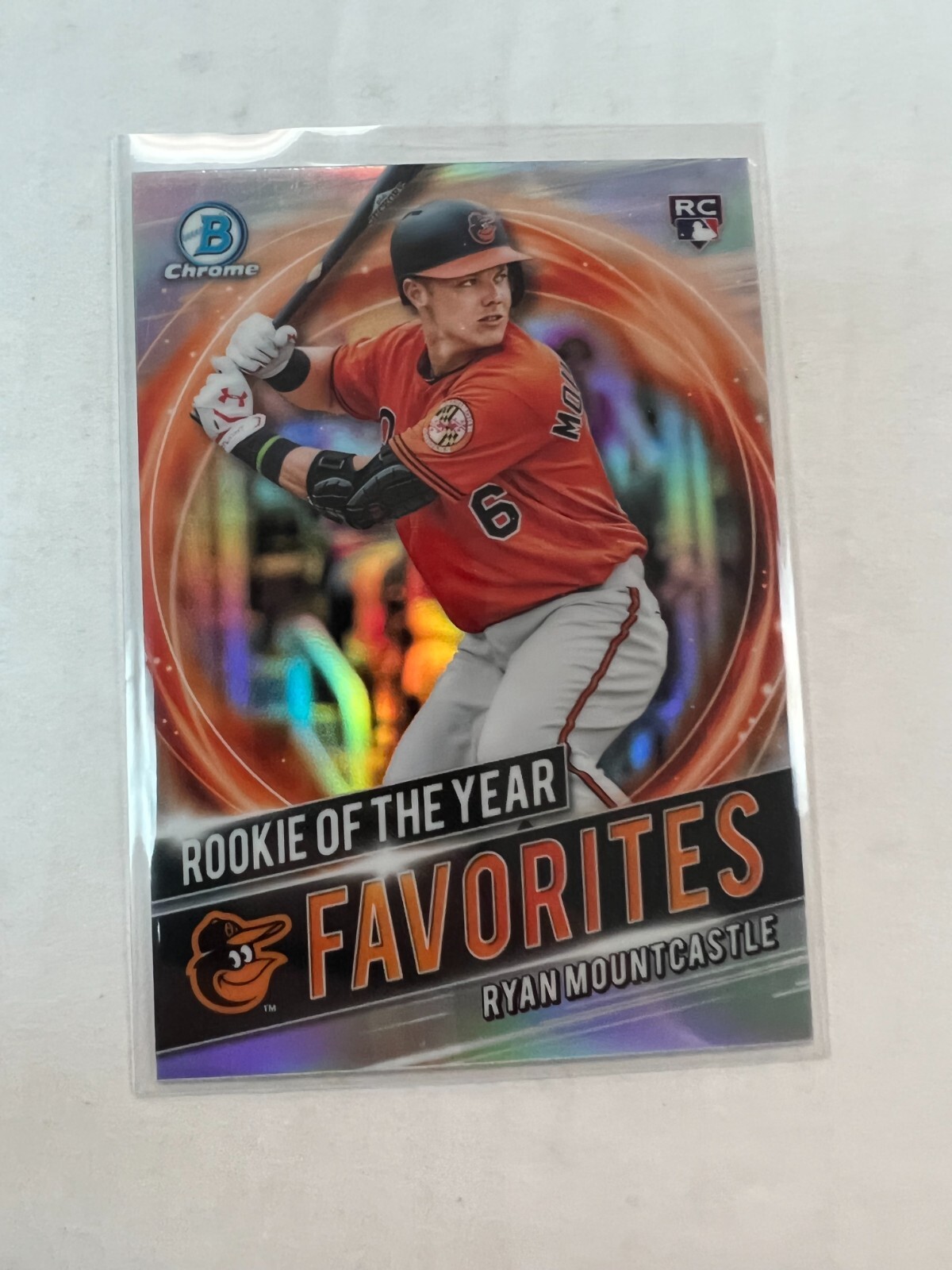 Ryan Mountcastle 2021 Chrome Rookie Of The Year Refractor Card #RRY-RM ...