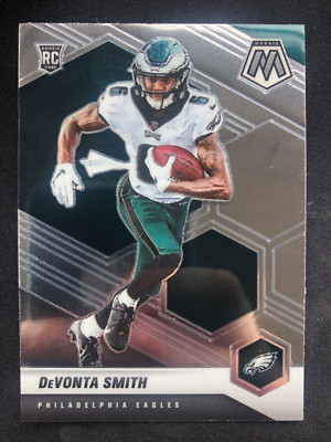 2021 Panini Mosaic Football DeVonta Smith Rookie Card #305 Eagles RC ...