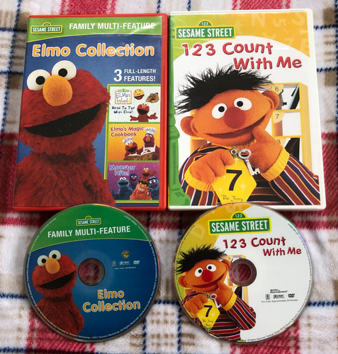 SESAME STREET: ELMO COLLECTION/1-2-3 COUNT WITH ME | 2 DVD Lot, No ...