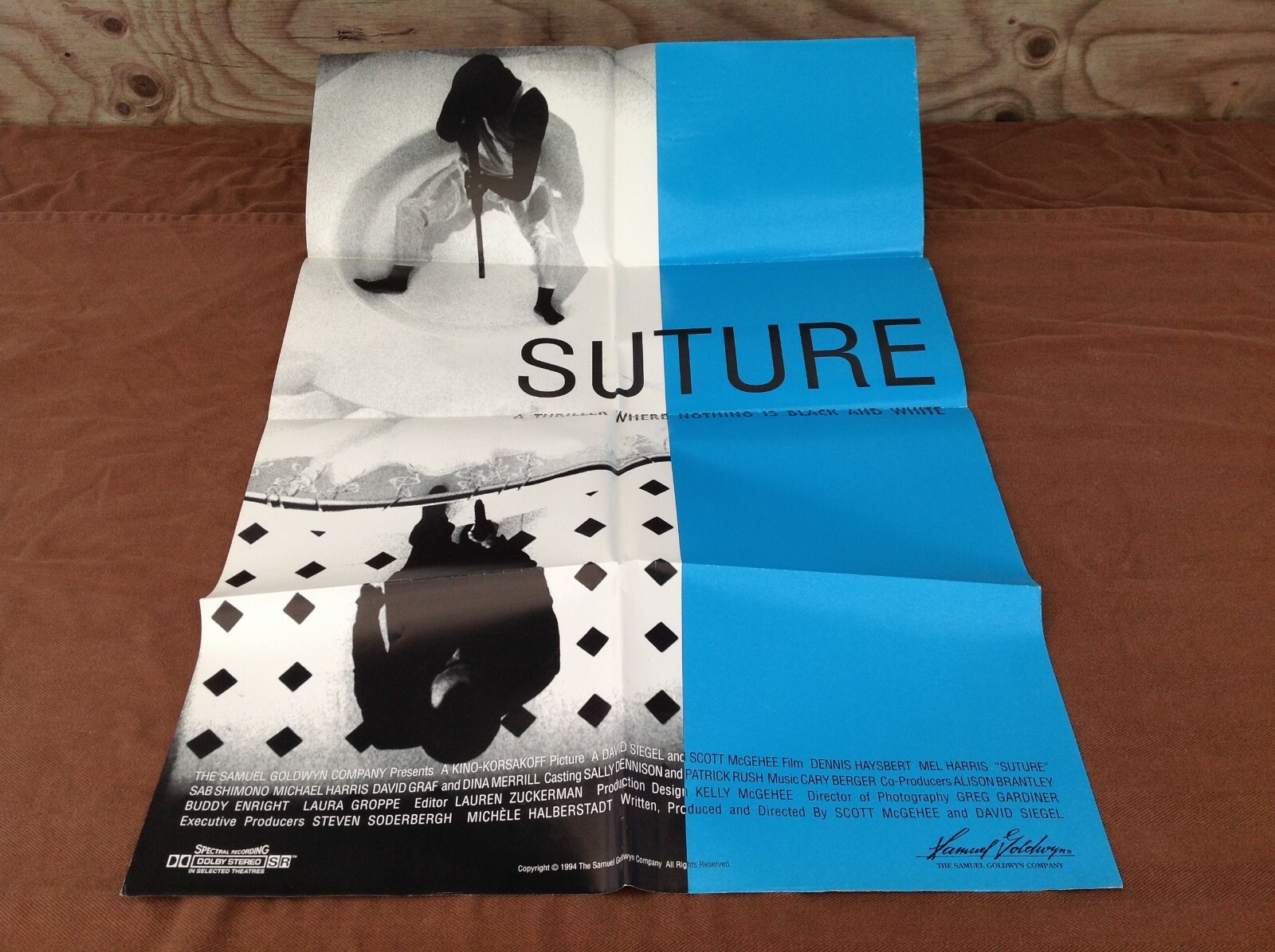 1994 Suture Original Movie House Full Sheet Poster | eBay