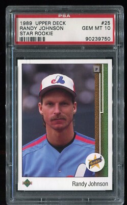 1989 Upper Deck #25 RANDY JOHNSON RC Gem MINT PSA 10! | eBay
