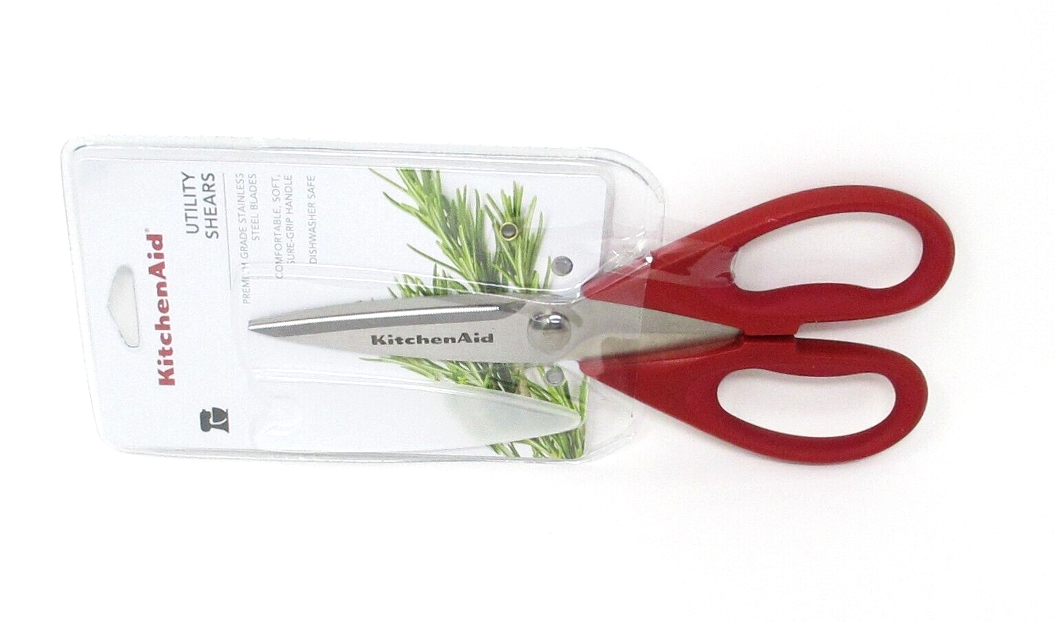 KitchenAid Utility Shears Scissors All Purpose Red stainless steel with ...