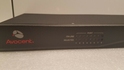 Avocent AutoView 8 Port, Dual User, CAT5 KVM Switch AV1515 | eBay