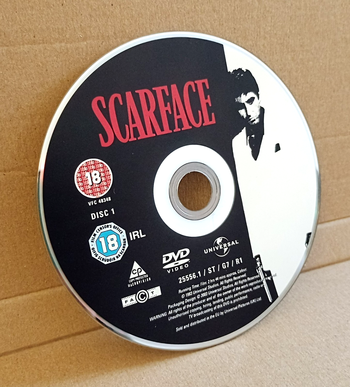 Scarface DVD Disc Only | eBay UK