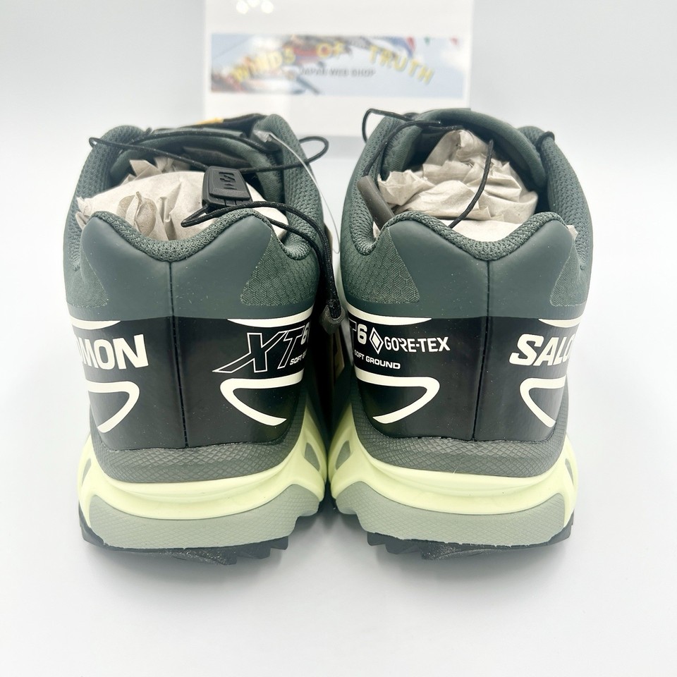 Salomon XT-6 GORE-TEX Urban Chic Black Lime Cream L47581300 Men's US 5 ...