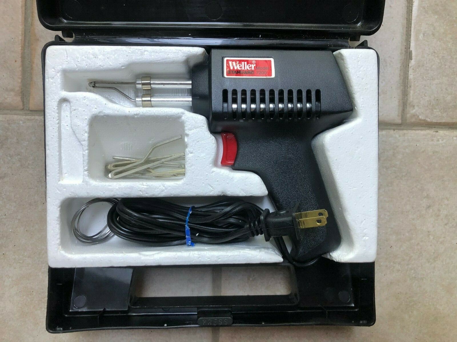New WELLER STANDARD MODEL 7200 SOLDERING GUN with Case&4 -tips | eBay
