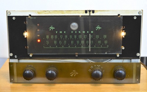 RARE THE FISHER FM TUBE TUNER RECEIVER mod. 50-R | eBay