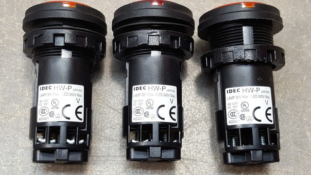 Lot of 3 IDEC, HW-P LAMP 30V MAX./LED 240V MAX. A004421 | eBay