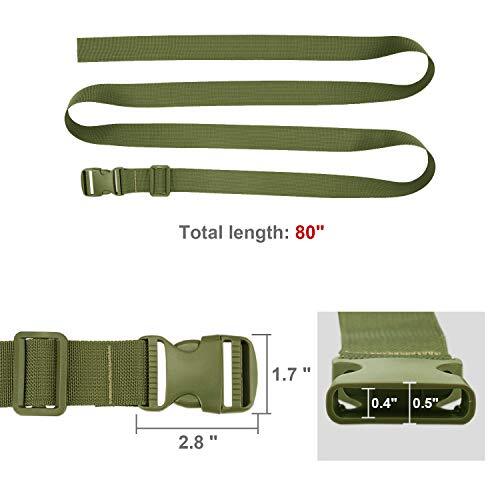 4Pack 80" Adjustable Nylon Utility Straps w/ Quick-Release Buckle for ...