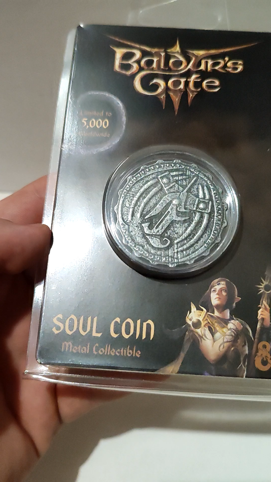 Baldurs Gate 3 Limited Edition Soul Coin Official D&D Collectible ...