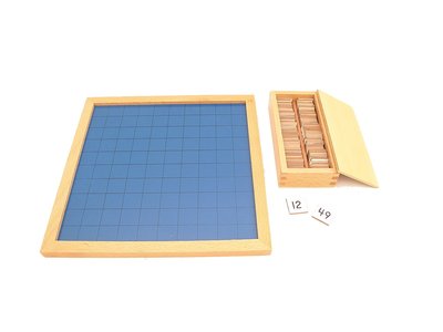 NEW Montessori Mathematics Material - Hundred Board with Tiles & Box | eBay