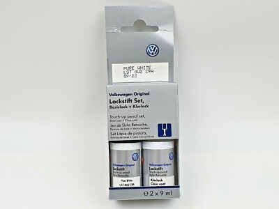 KIT PENNA RITOCCO ORIGINALE AUDI VW TOUCH UP PENCIL C9A BIANCO PURO | eBay
