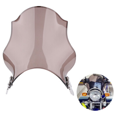 Universal Motorcycle Fly Screen Windscreen Motorbike screen Windshield ...