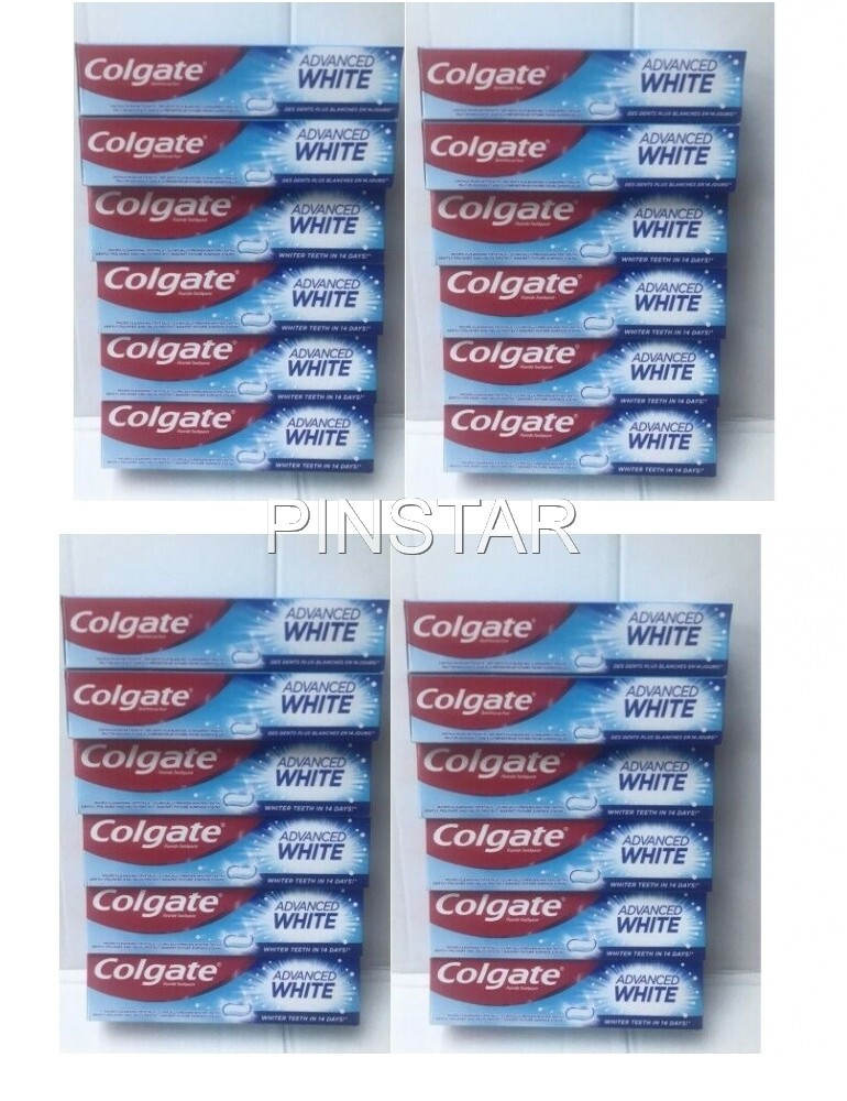 Colgate Advanced White Toothpaste 100ml X 24 Tubes BULK 6281001101192 ...