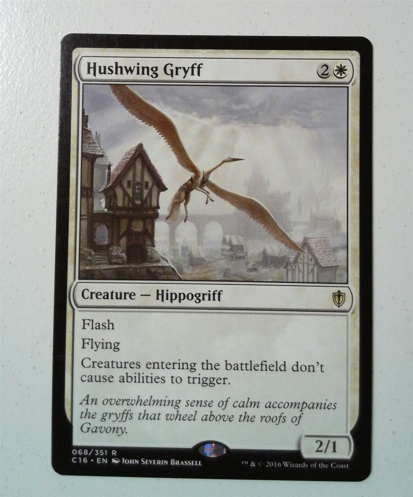 Hushwing Gryff *Rare* Magic MtG x1 Commander 2016 SP | eBay