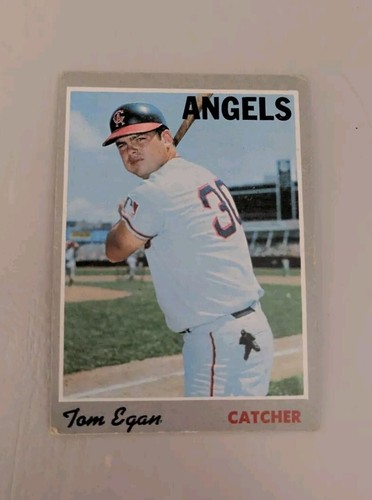 Tom Egan 1970 Topps #4 VG California Angels | eBay