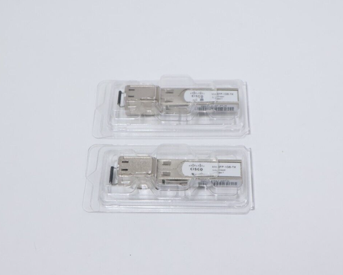 Lot Of 2 CISCO MA-SFP-1GB-TX Active Copper 1000Base-T Transceiver | eBay