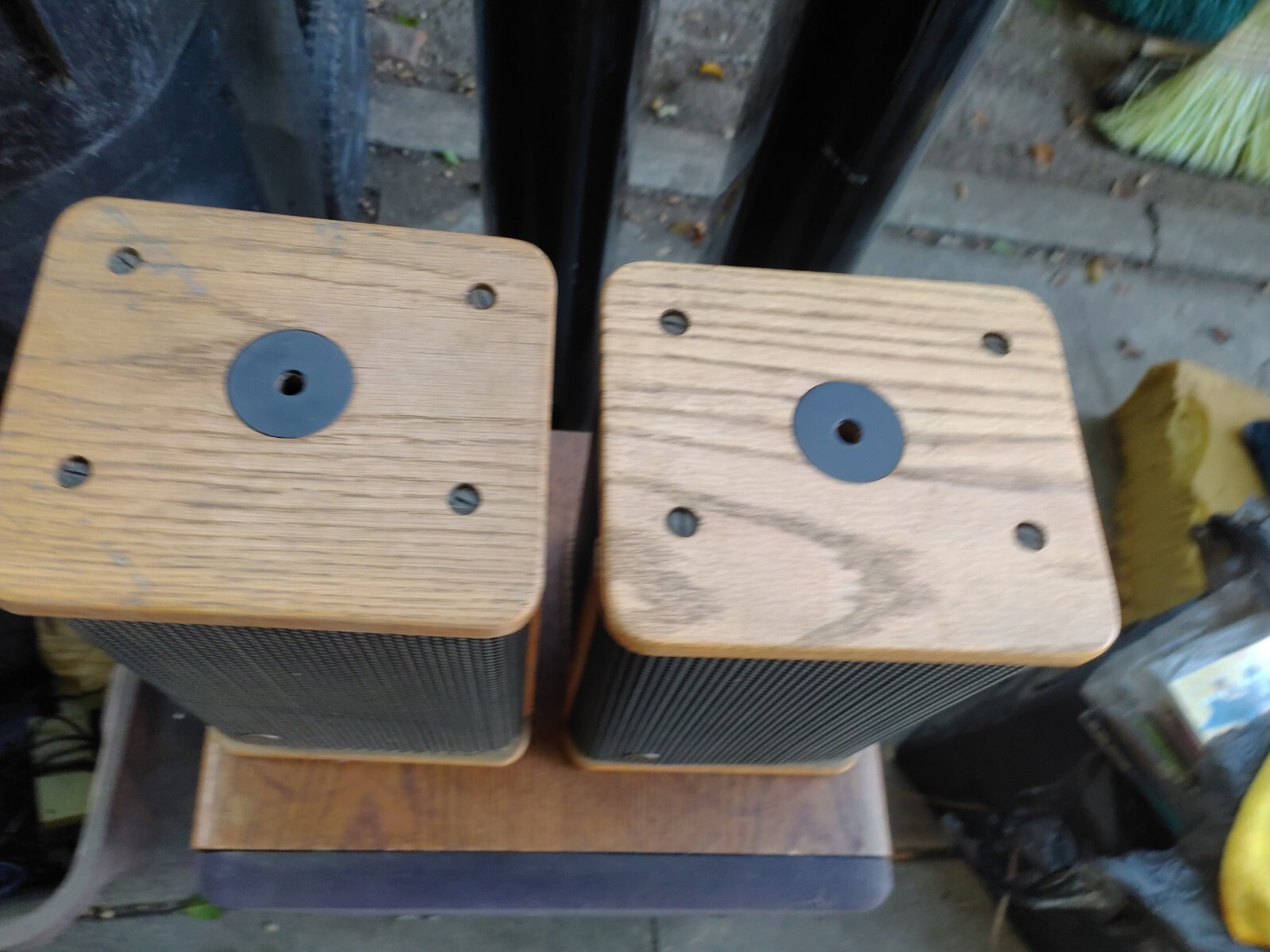 Infinity Infinitesimal Pair Of Rare Wooden Bookshelf Speakers EMIT ...