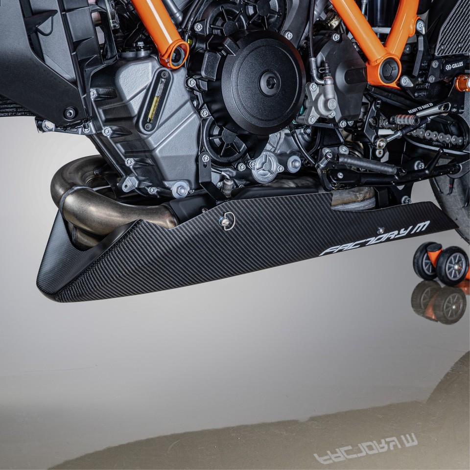 [FACTORY M] Matte Finish Carbon Fiber Belly Pan for KTM 1290 / 1390 ...