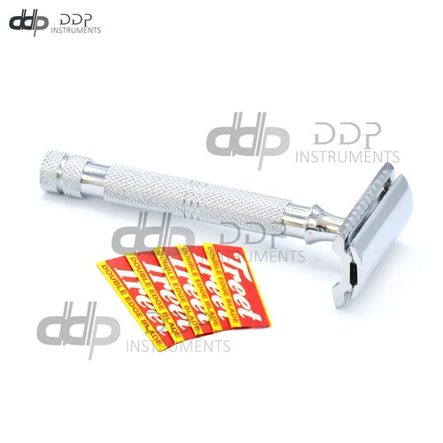 Butterfly Safety Razor Twist To Open Double Edge Clean-Shave Men BTS ...