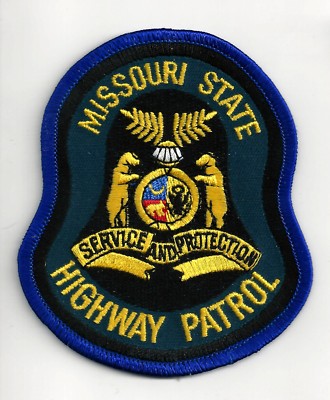 MISSOURI STATE HIGHWAY PATROL - SHOULDER IRON ON PATCH | eBay