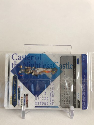Caster of the Nightless Castle FGO PROJECT Wafer Card R 17 Type-moon ...