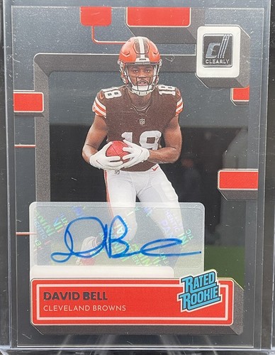 2022 Panini Clearly Donruss David Bell Rated Rookie RC #82 Autograph ...