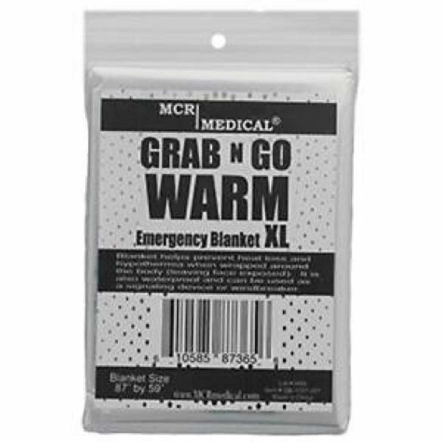 50 Pack Grab-N-Go Warm Emergency Blanket, 84" by 52" Silver,FREE ...
