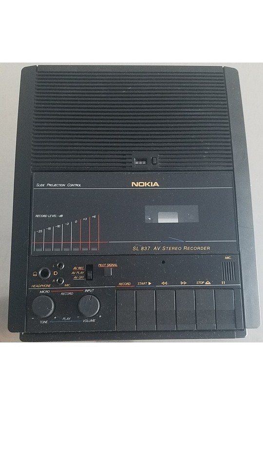 Nokia Cassetten Recorder SL 837, schwarz | eBay