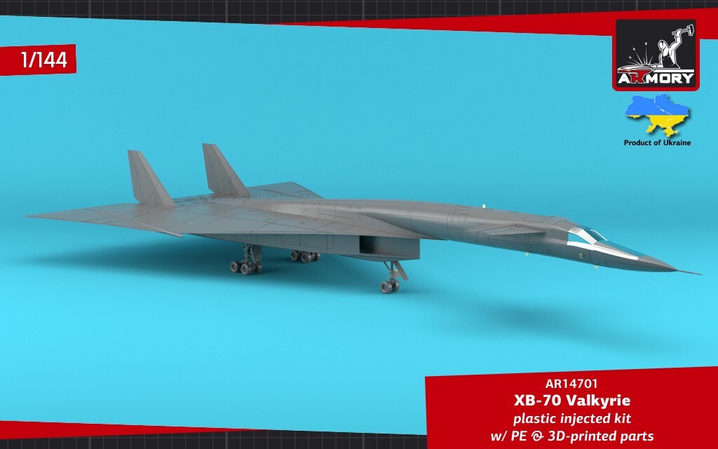 North American XB-70 Valkyrie Strategic Bomber (Model kit ) 1/144 ...