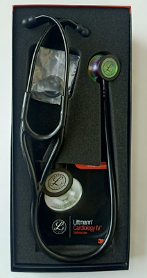 Rainbow Littman With Black 3M Littmann Cardiology IV Diagnostic