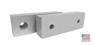 6 x 3 x 1 Machinable Aluminum Vise Soft Jaws For Kurt 6" Vises 6x3x1 ...