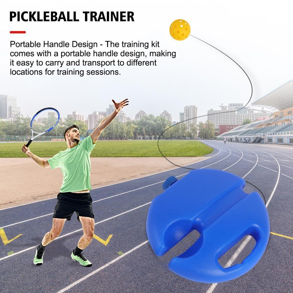 Pickleball Trainer 40 Holes Pickleball Ball Baseboard Training Aid ...