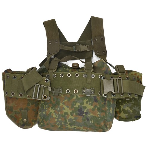 Bundeswehr German Army Flecktarn Tactical Chest Rig Vest 5-teilig ...