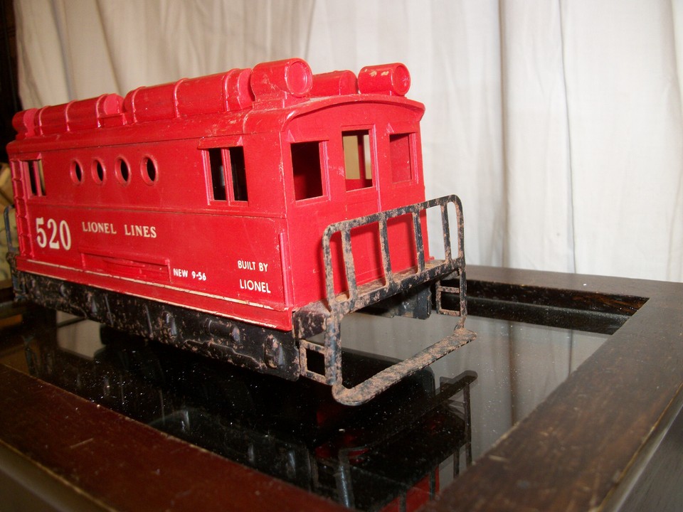 Lionel Box Cab Electric Locomotive O #520 Red , with Pantograph, USED ...