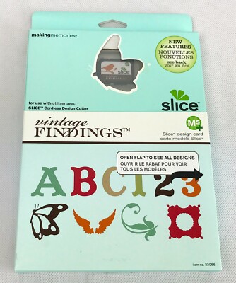 Making Memories Slice Design Card VINTAGE FINDINGS 33066 BRAND NEW | eBay